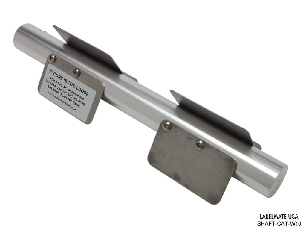 10” Wide Standard Fin-Style Rewind Shaft 3" Diameter for TWIN-CAT-3 ...