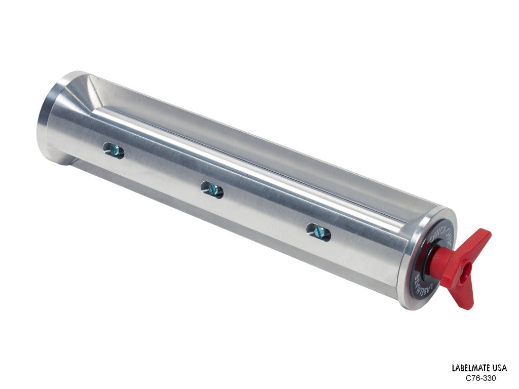Mechanical Core-Chuck Label Roll Holder - 3" Diameter & 12.6" Length ...