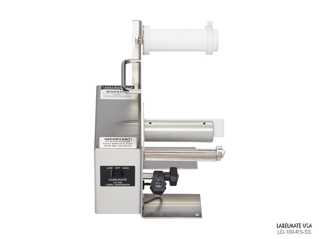 Stainless Steel Automatic Label Dispenser - Opaque - Up To 4.5" Wide ...