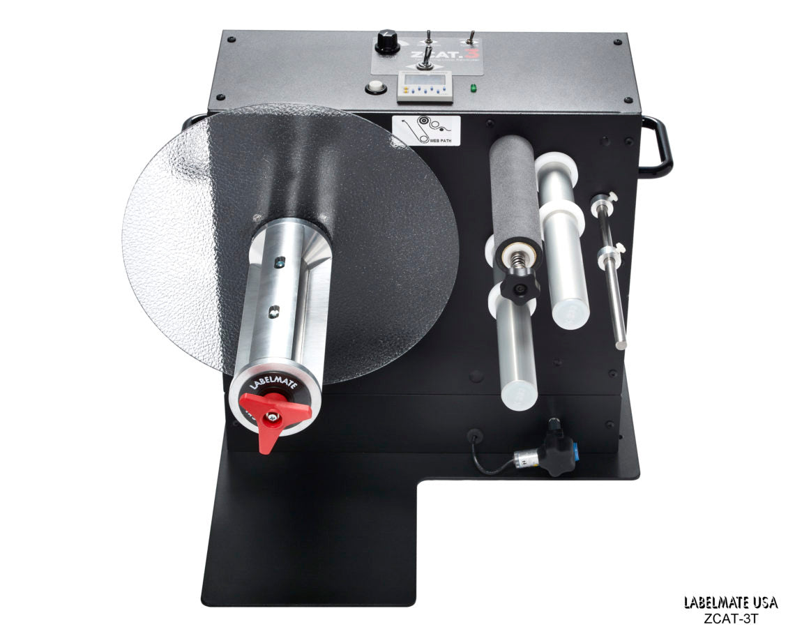 Label Rewinder with Tension Control - Up To 6.5" Label Width ...