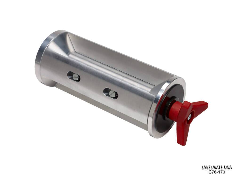 Mechanical Core-Chuck Label Roll Holder - 3" Diameter & 6.7" Length ...