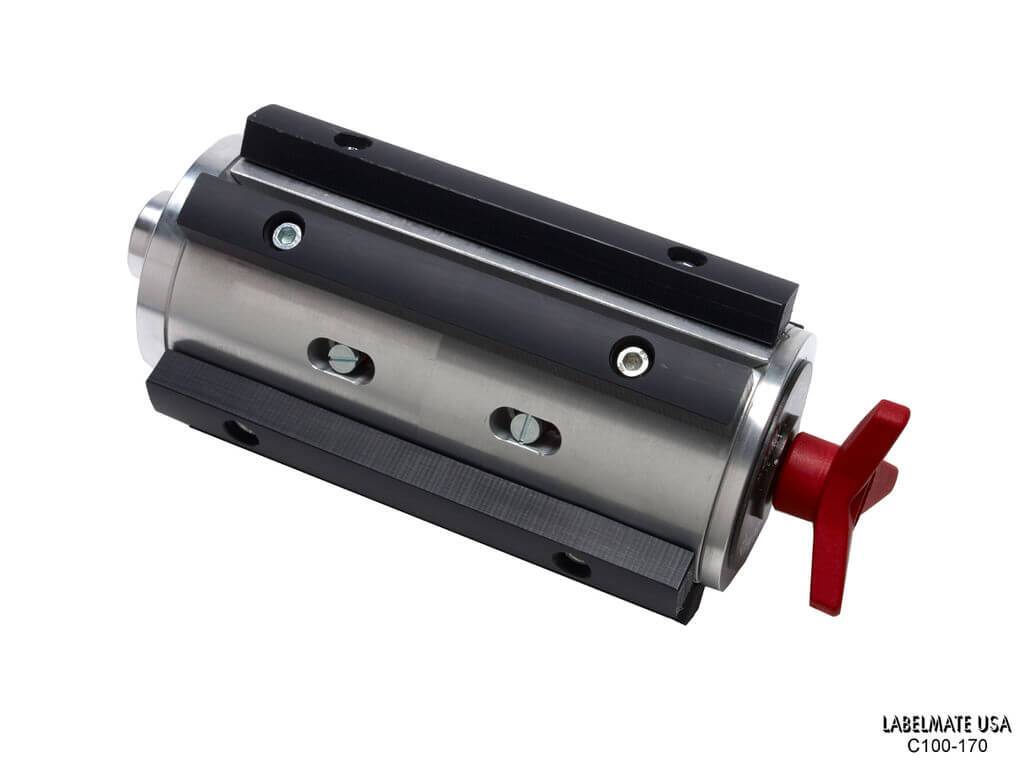 Mechanical Core-Chuck Label Roll Holder - 4" Diameter & 6.7" Length ...