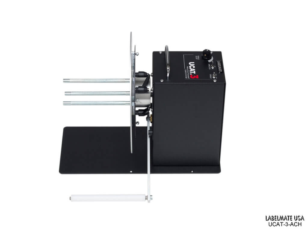Powered Label Unwinder - Adjustable Core Holder 1"-4" Diameter ...